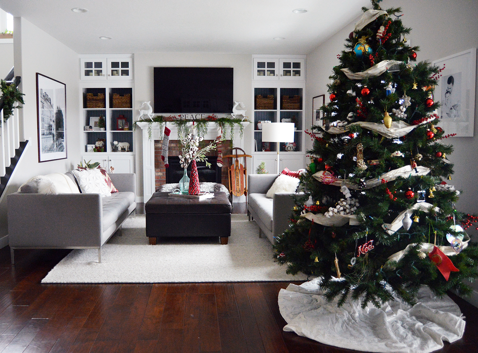 Our Holiday Home Tour - Main Living - Pretty Domesticated