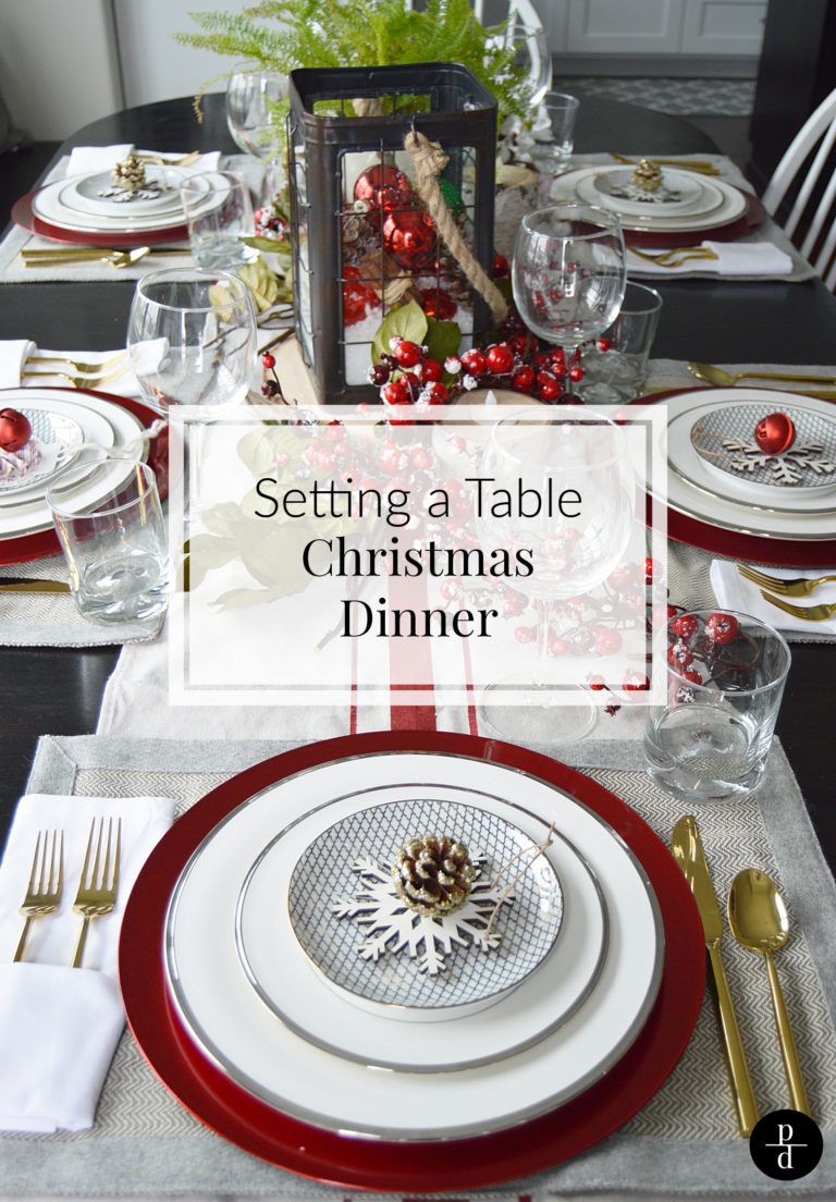How to Set A Very Merry Holiday Table - Pretty Domesticated