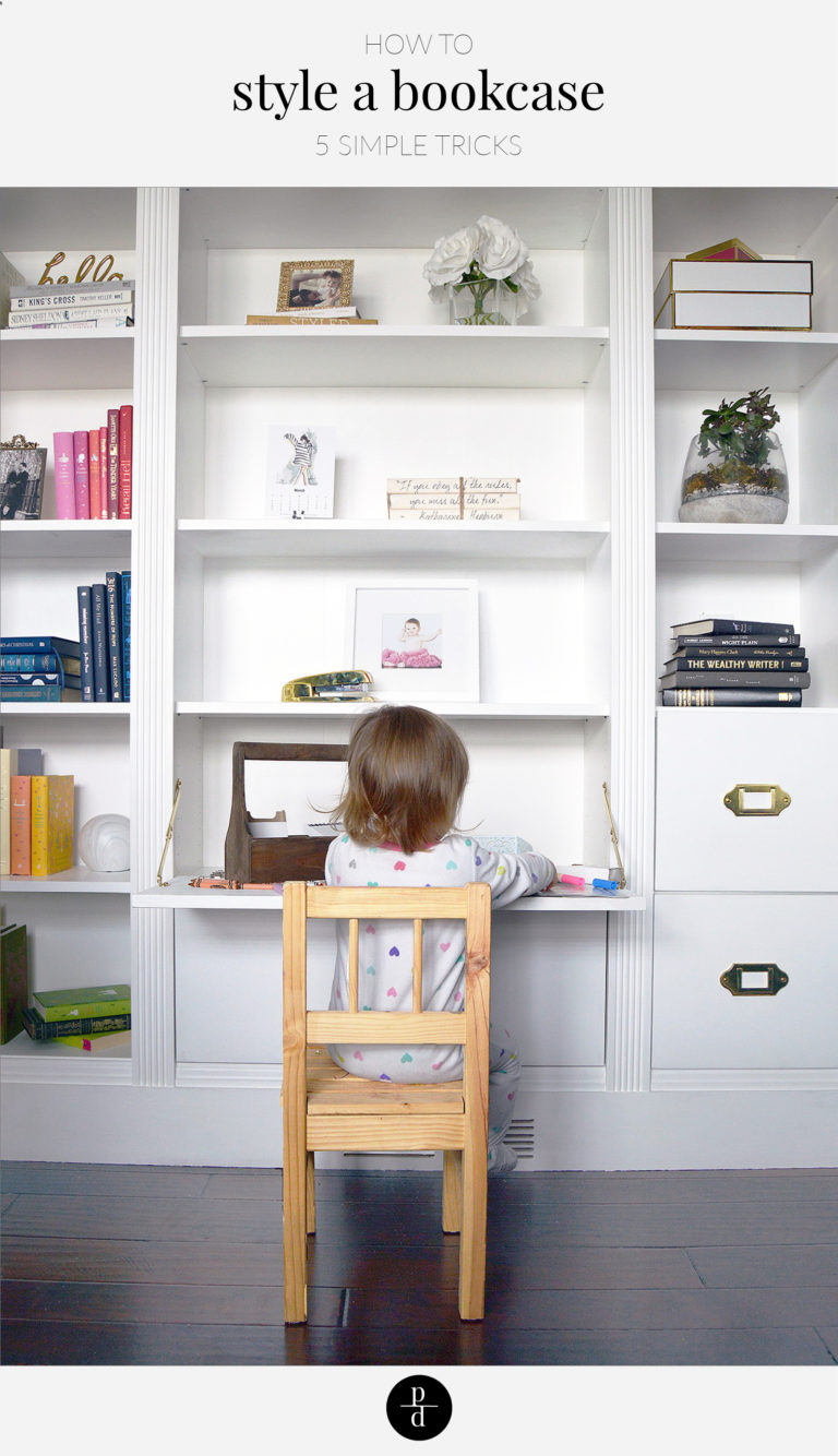How to Style A Bookcase - Pretty Domesticated