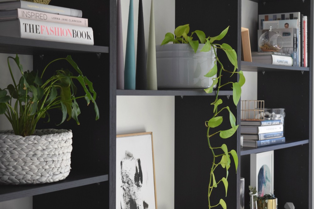 How to Style A Bookcase - Pretty Domesticated
