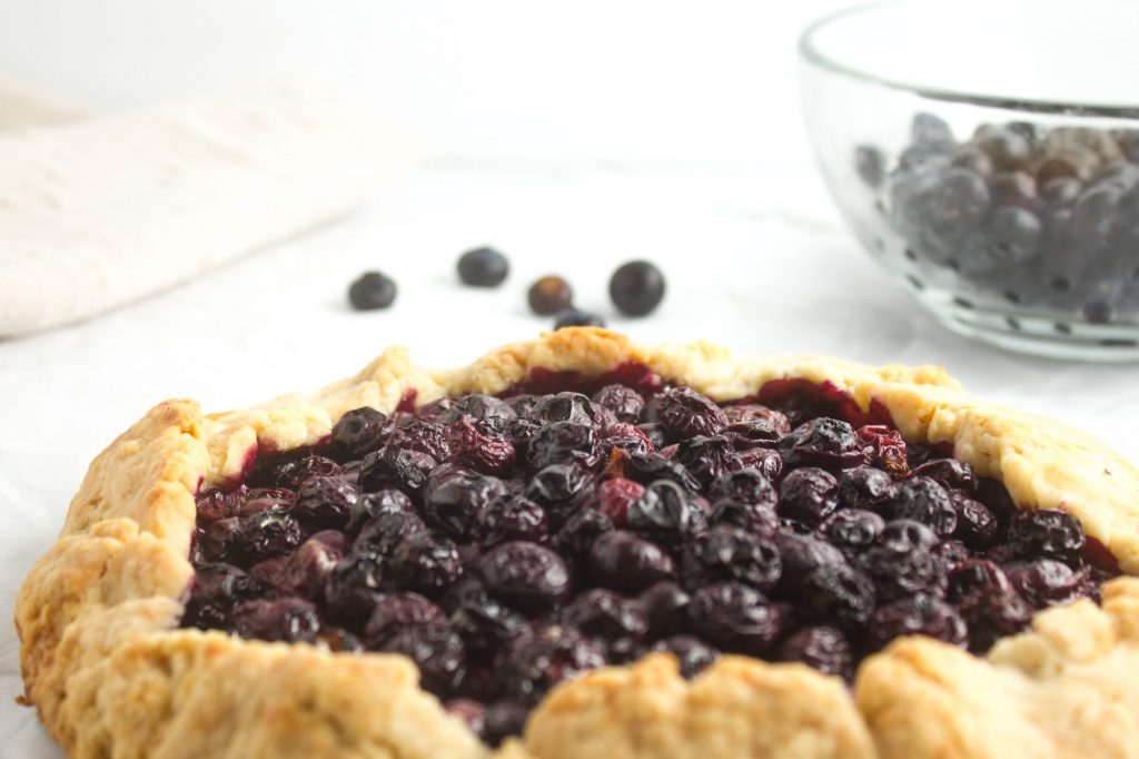 Rustic Blueberry Lemon Tart - Pretty Domesticated