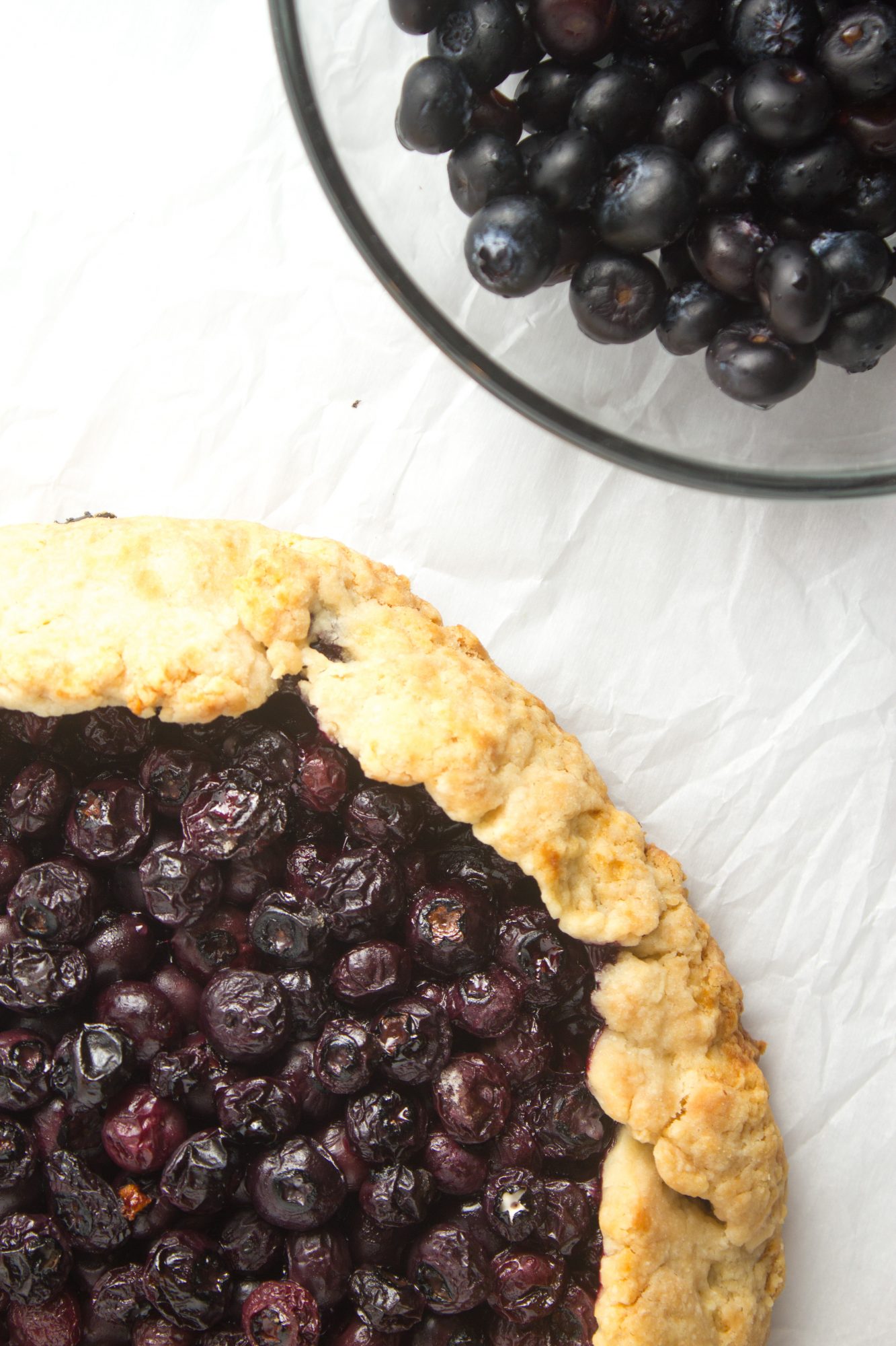 Rustic Blueberry Lemon Tart - Pretty Domesticated